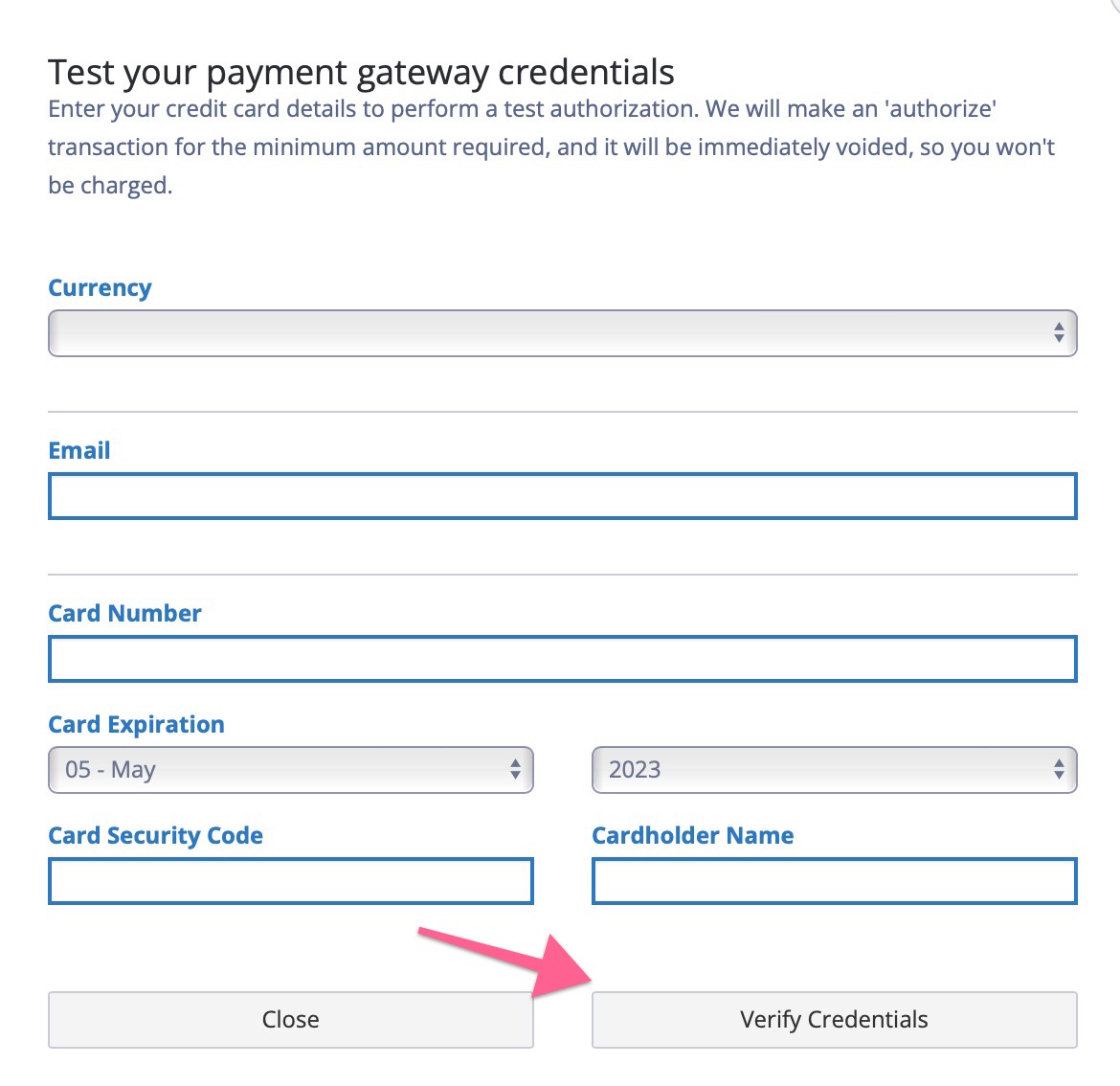 How to connect your payment gateway – Smily
