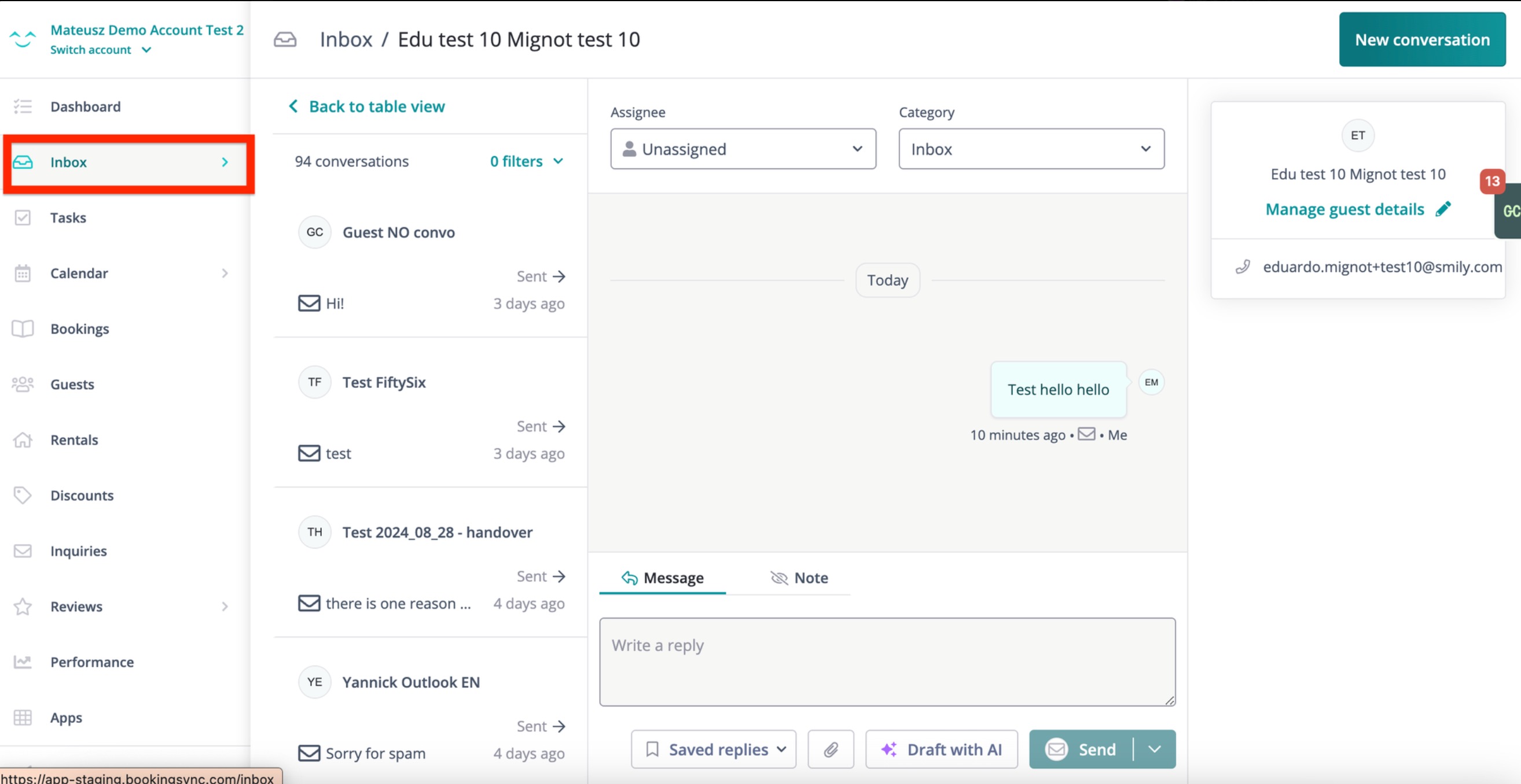 Unified Inbox Manual Page – Smily